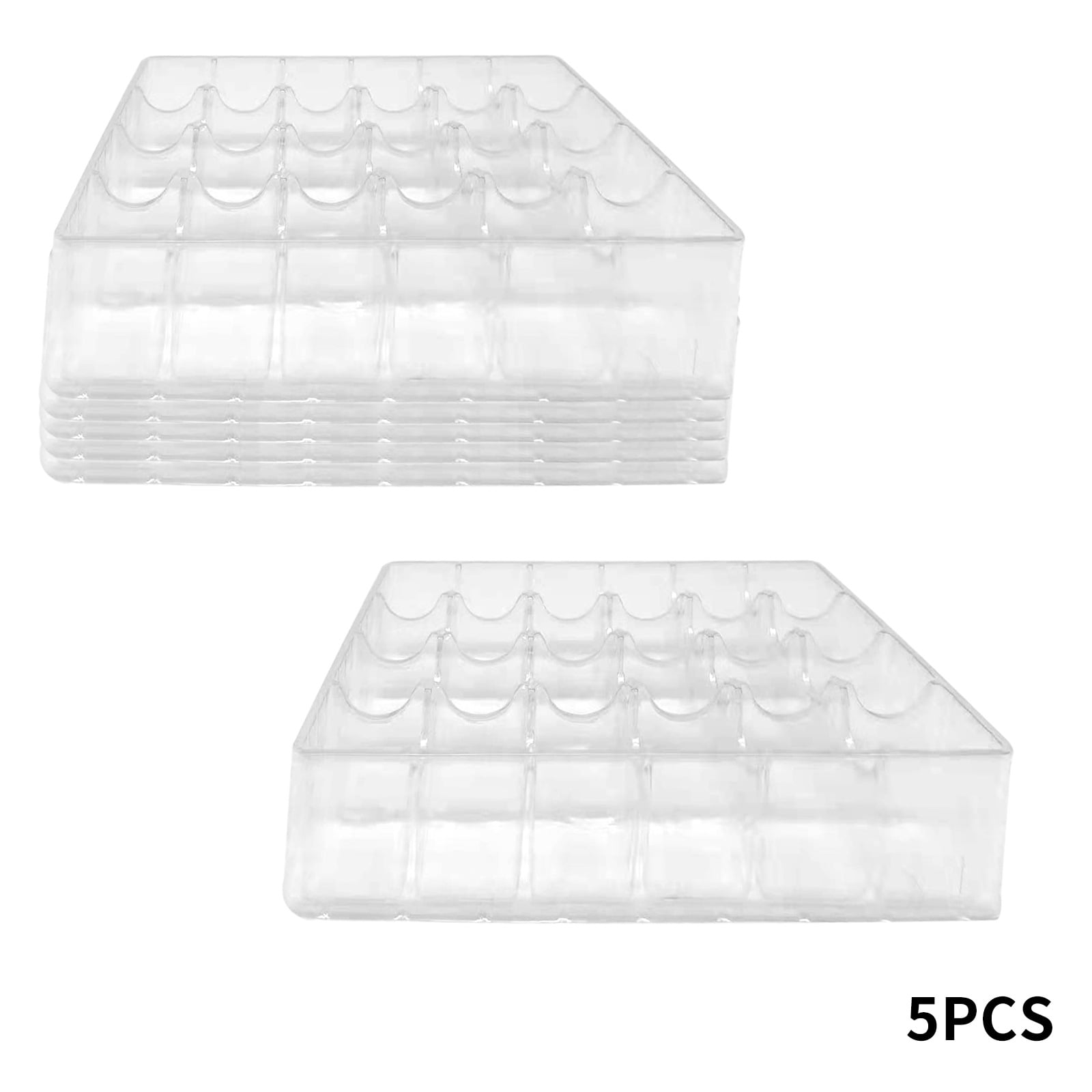 5pcs Multiple Cells Seedling Starter Trays Transparent Planting Trays ...
