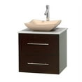 Wyndham Collection Centra 24 inch Single Bathroom Vanity in Espresso ...