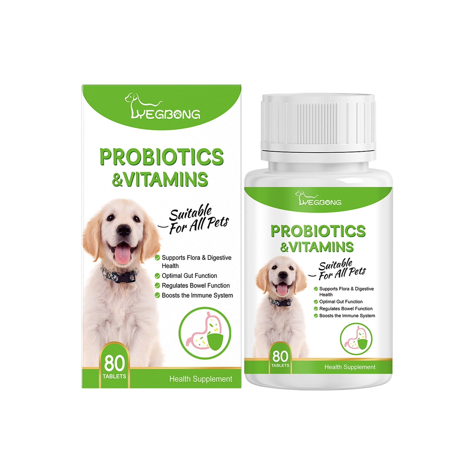 Yegbong Pet Probiotic Tablets Improve Gut Health And Promote ...