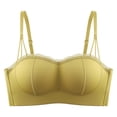 Abtuhar Women Solid Color Front Closure Support Breathable Bras ...
