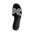 Alexis Bendel Women's Embellished H-Band Slide Sandals, Sizes 6-11 ...