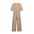 Dyegold Linen Sets For Women 2 Piece Summer Casual Plus Size Outfits
