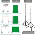 ShowMaven Photography Backdrop Stand Kit, Adjustable 6.5ft x 10ft ...