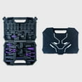 Marvel Black Panther 82pc Wakanda Tool Box Kit with Socket Set and Hand ...