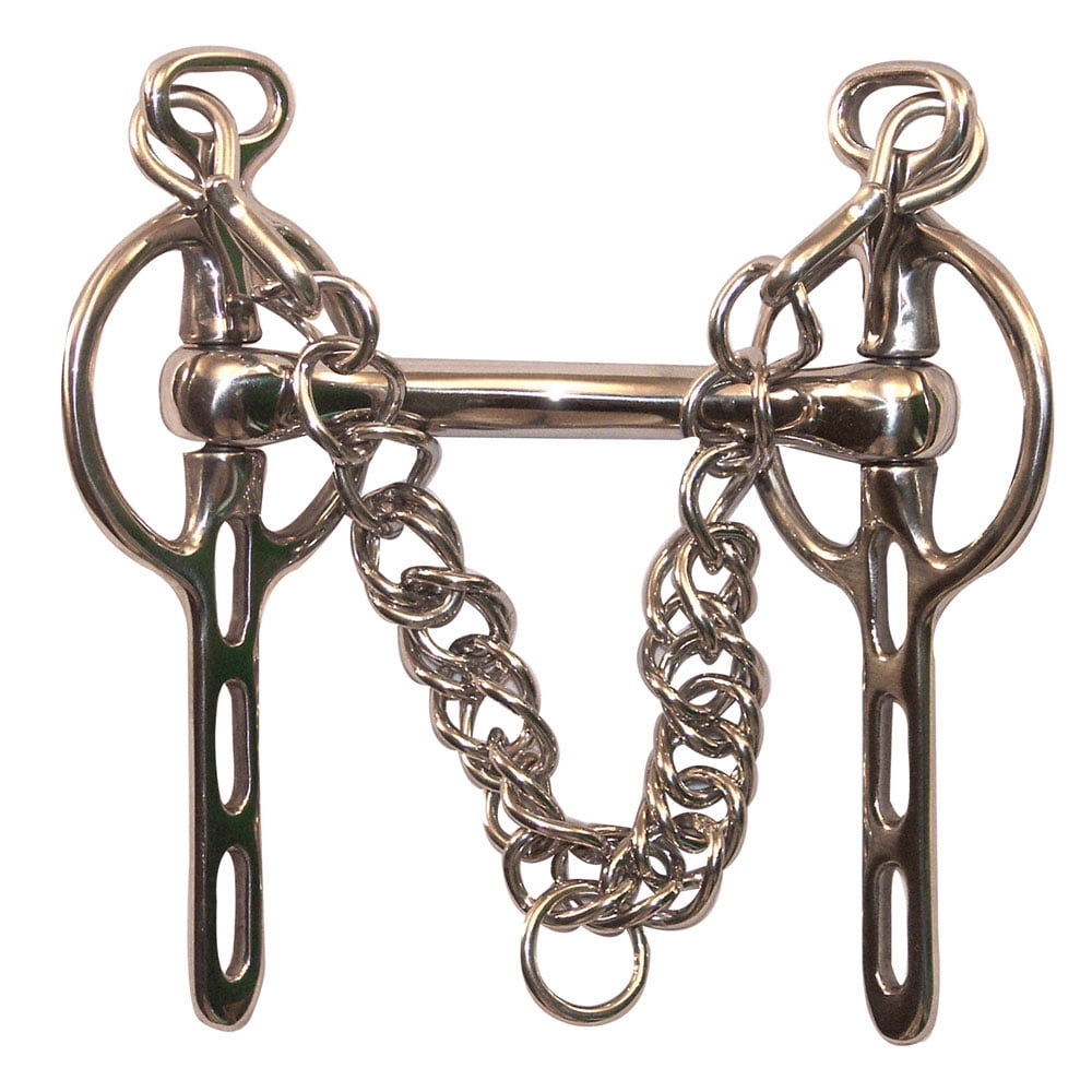 BIT LIVERPOOL MULLEN MOUTH SS 6 1/2" 3 SLOT - Walmart.com