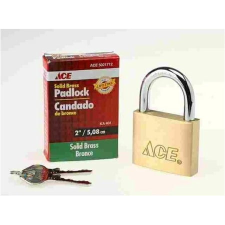 ACE SOLID BRASS PADLOCK Stainless steel springs | Walmart Canada