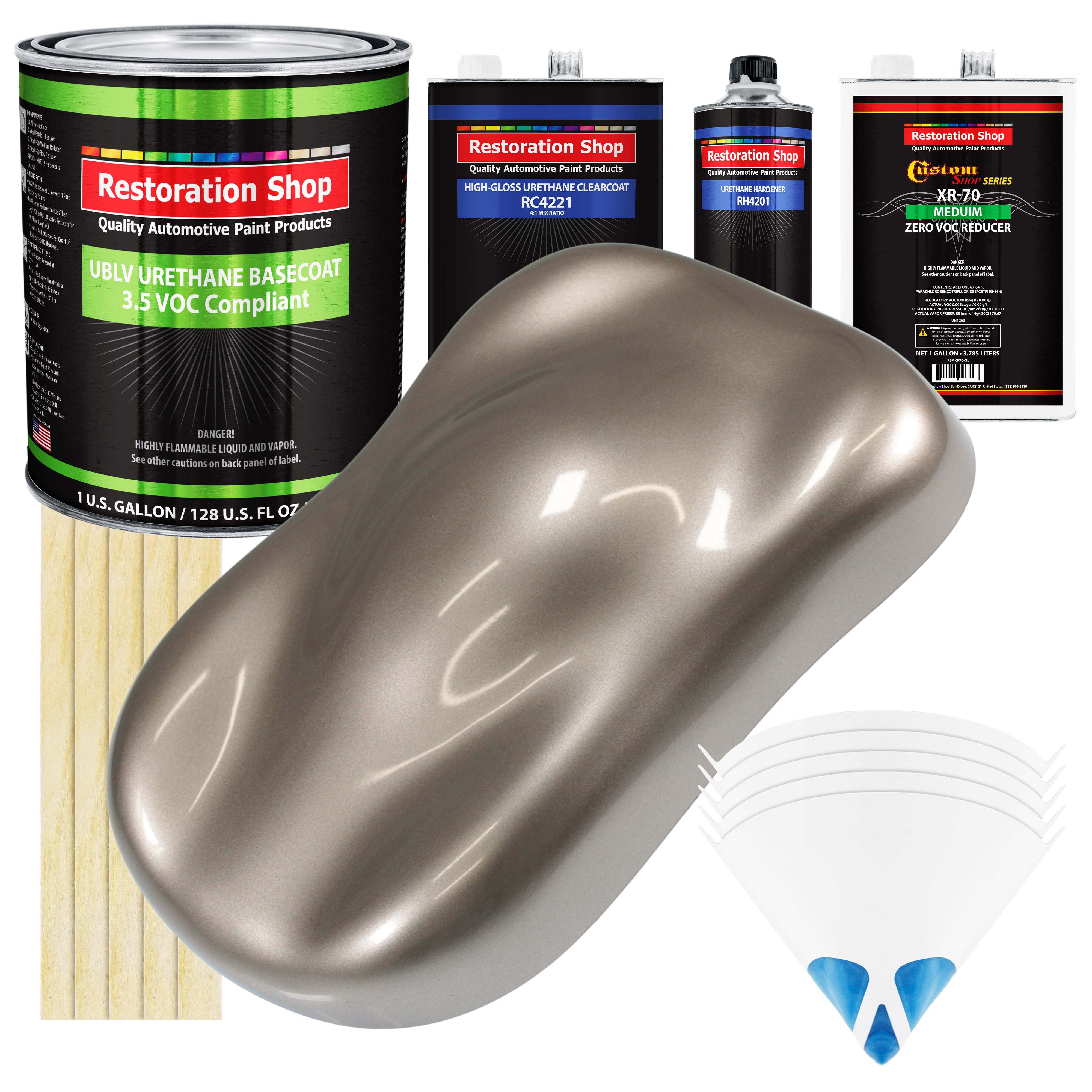 Arizona Bronze Metallic Gallon Kit Low VOC URETHANE BASECOAT Car Auto ...