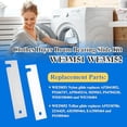 4PCS WE3M51 WE3M52 Clothes Dryer Teflon and Nylon Drum Bearing Slide ...