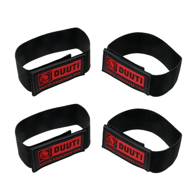 of Cycling Bike Tie Elastic Pants Garter Leg Straps Black - Walmart.ca