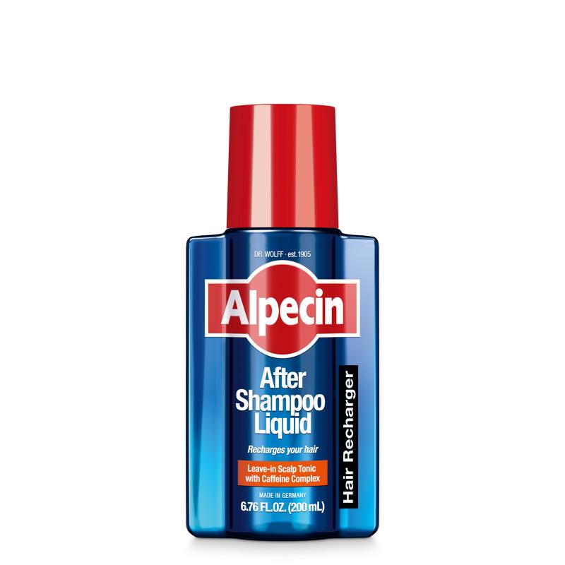 Alpecin After Shampoo Liquid - Daily Leave-In Scalp Tonic - Refreshes ...