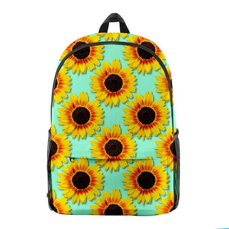 Sunflower 3D Digital Print Ladies Travel Backpack | Walmart Canada