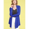 Made by Johnny Women's Draped Open Front Cardigan XL ROYAL_BRITE ...