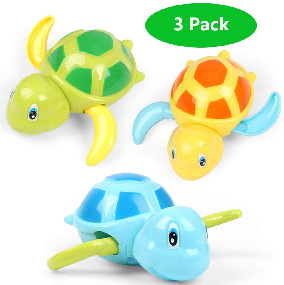 Toddler Bath Toys Floating 3 Turtles Swimming Bathtub Pool for Baby 1 2 ...