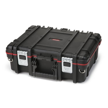 Powerbuilt 26 Inch Rapid Box Portable Slant Front Toolbox - Red ...