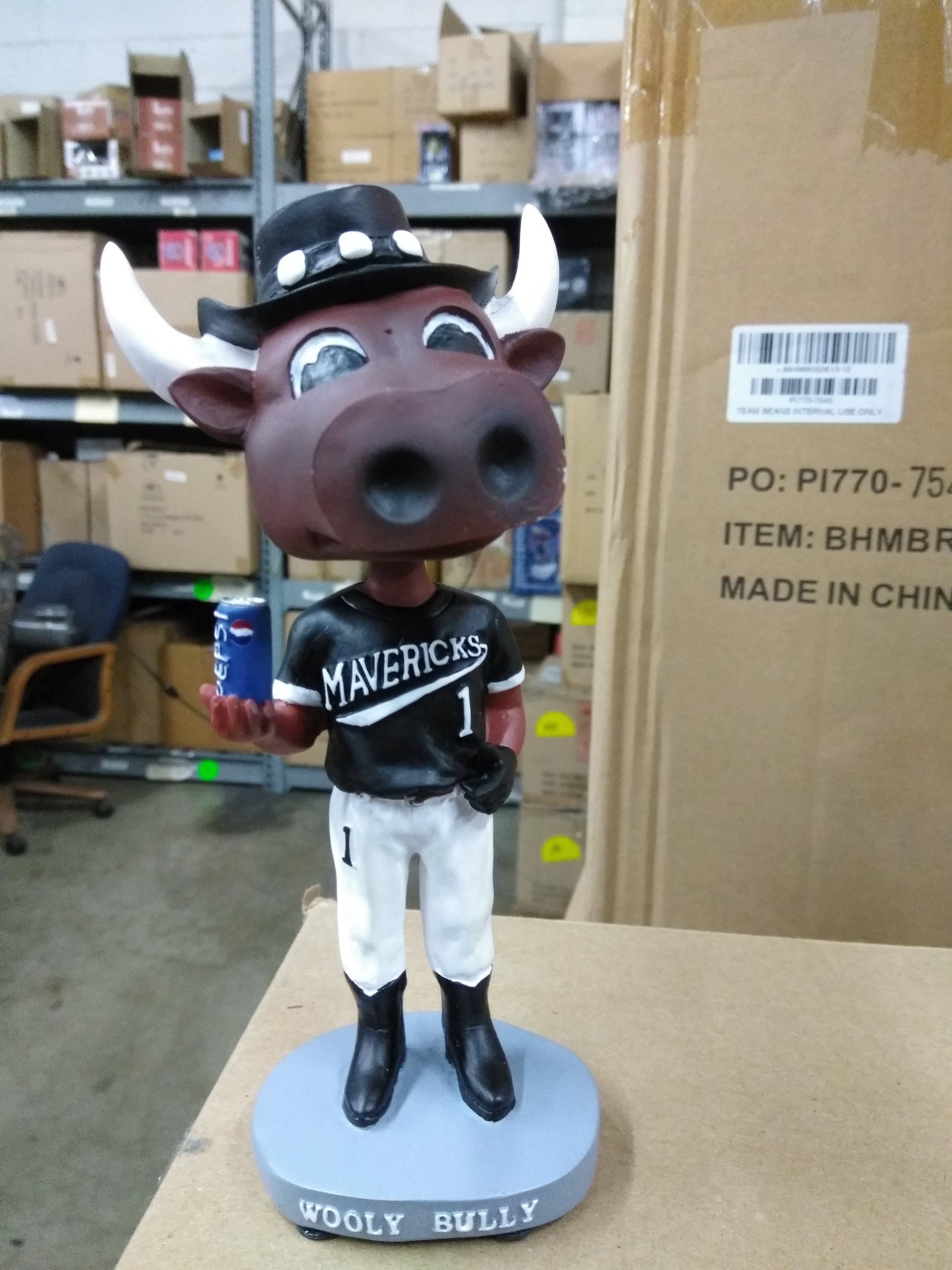 Wooly Bully High Desert Mavericks Brewers bobble Bobblehead - Walmart.com