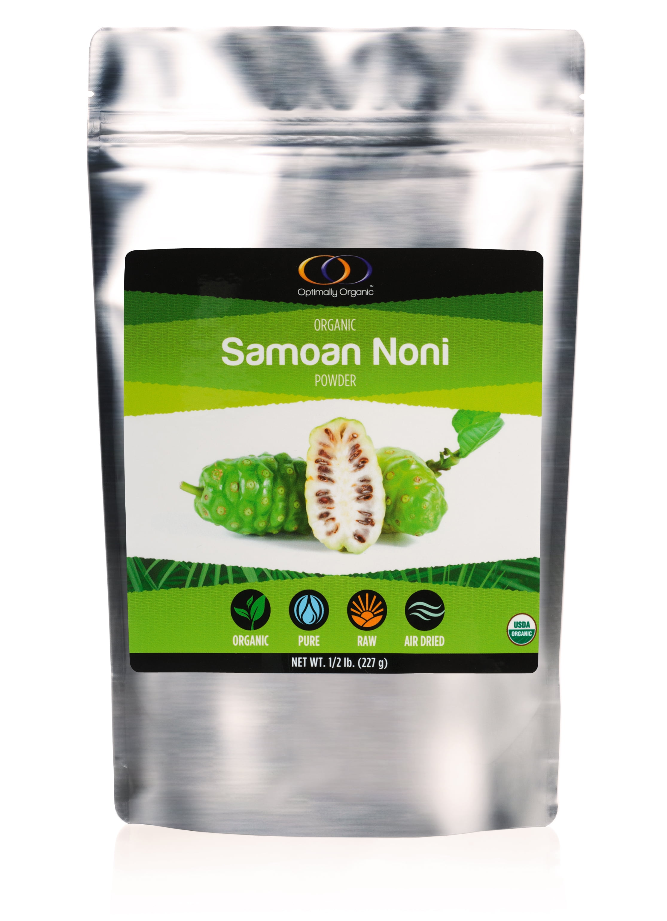Optimally Organic Raw Samoan Noni Powder Dietary Supplement, Enzymes ...