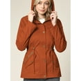 Free Shipping! Made by Johnny Women's Pop of Color Anorak Parka Jacket ...