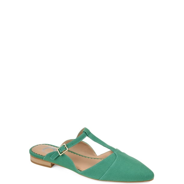 Brinley Co Brinley Co Womens T Strap Canvas Mule