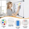 Gianna 48 X 24 inches Magnetic Dry Erase Board with Aluminum Frame ...