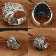 ZPAQI Maitreya Buddhas Demons Rings Fashion Mens Hip Hop Rings ...