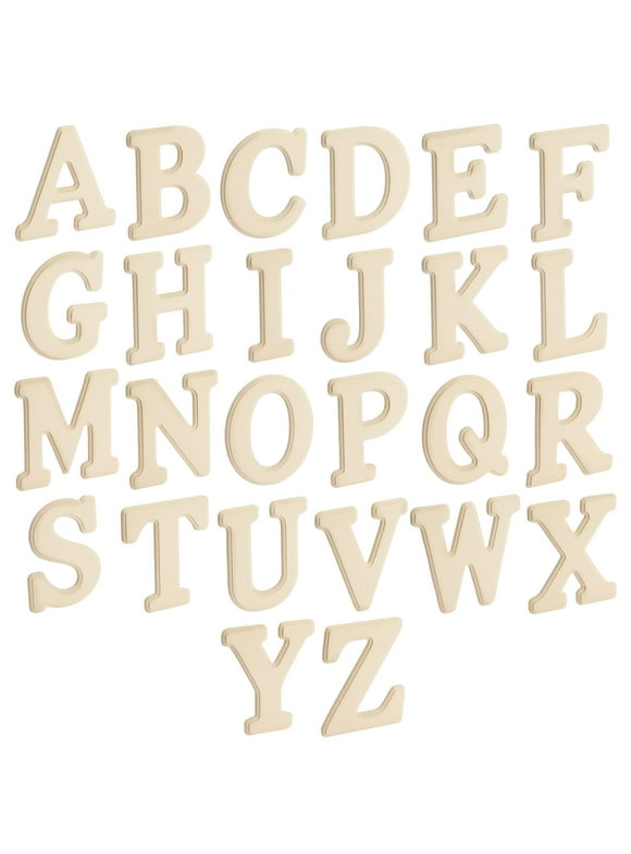 Wooden Letters & Numbers in Wood Crafting - Walmart.com