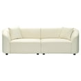Christopher Knight Home 87" Curved Contemporary Sofa in Plush Seating ...