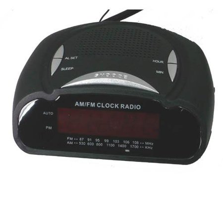 RA-42885 - CLOCK ALARM RADIO AM/FM DIGITAL BLACK WITH SLEEP TIMER ...