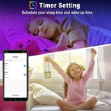 50ft Led Lights for Bedroom, APP Control Music Sync Color Changing Led ...