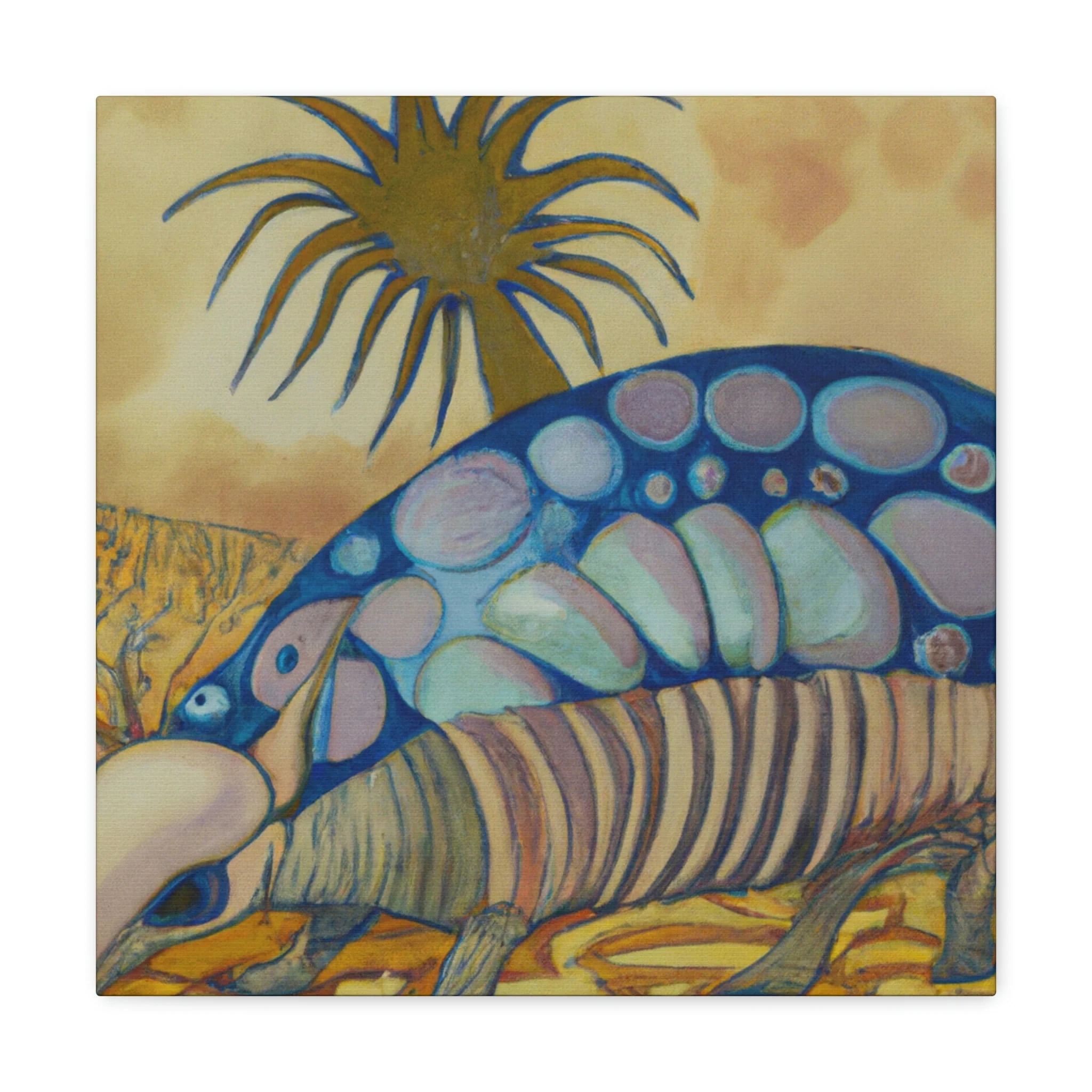 Armadillo in Splendor - Canvas - Walmart.com