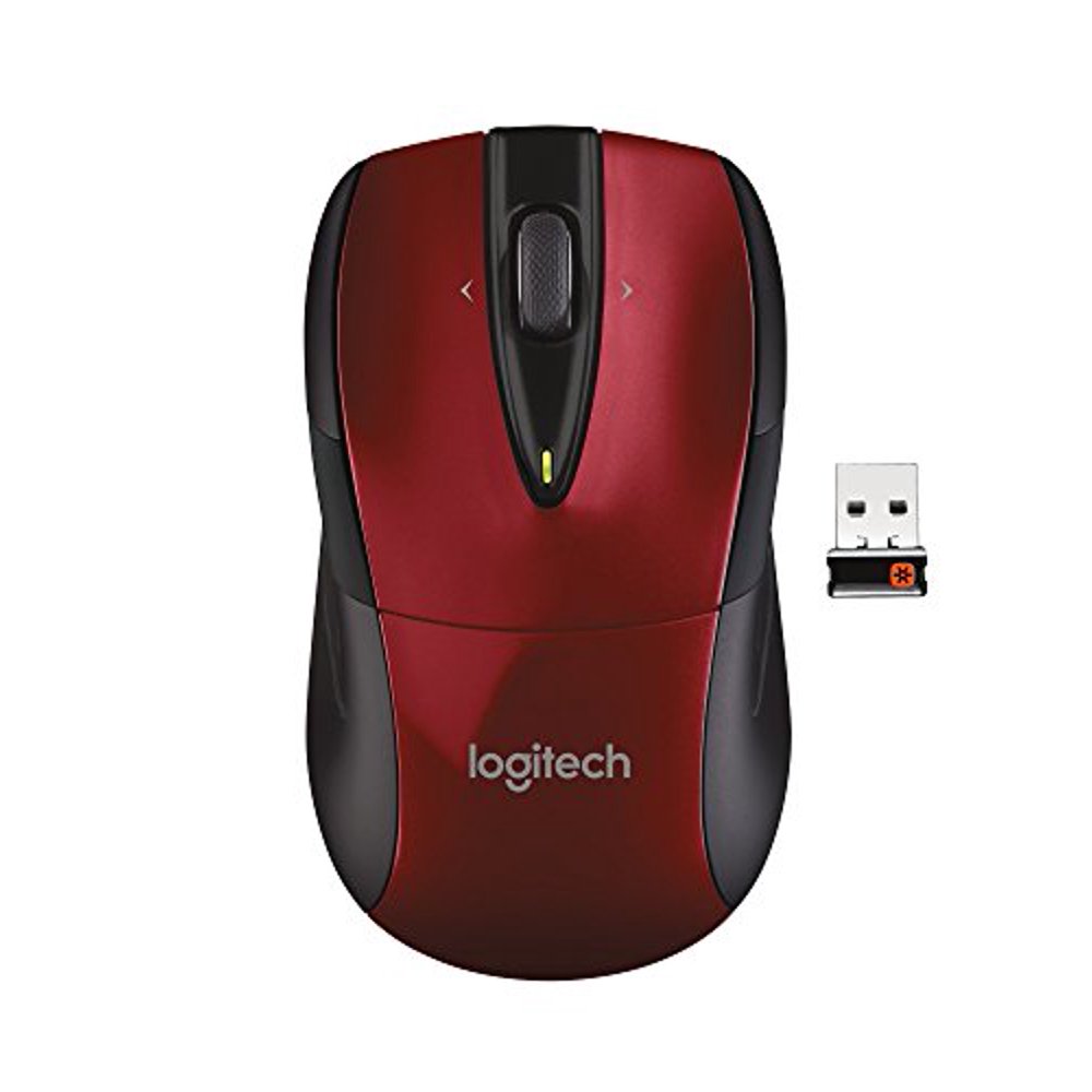 Logitech Wireless Mouse M525 - Red/Black - Walmart.com - Walmart.com