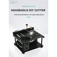 Mini Table Saw, 200W, Portable, 7 Speed, 0-90° Sliding Angle, Small ...