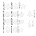 10Pcs Decorative Treat Canister Transparents Sweets Storage Container ...