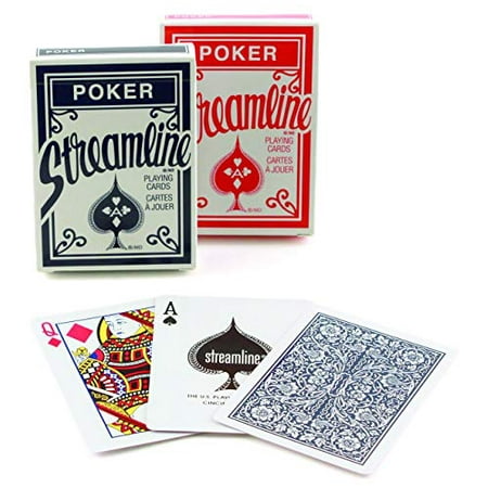Streamline Playing Cards, One Deck (Red or Blue) | Walmart Canada
