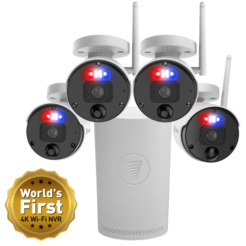 Swann SecureAlert™ 4 Camera 4 Channel 4K Ultra HD Wi-Fi NVR Security System - Walmart.com
