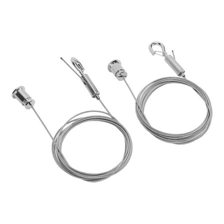 Wire Rope Hanger, Rail Hanging System Adjustable 2 Pcs For Exhibitions ...