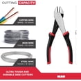 Wire Cutters Heavy Duty (Pack of 4), 7-inch Side Cutters Dikes, Ultra ...