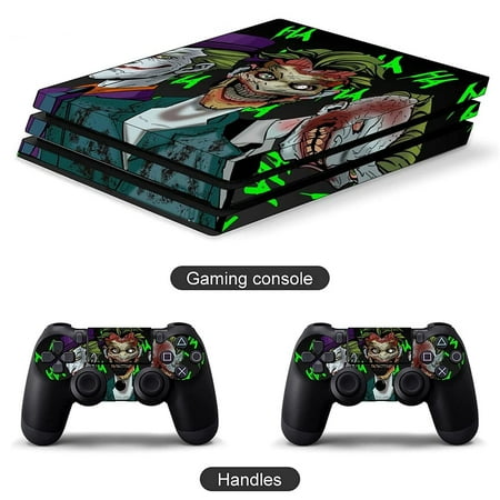 Joker Terror PS4 controller and console skin sticker protective cover ...