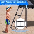 Yescom 2-Step Trampoline Ladder, Universal Fit for 12-15ft Trampolines ...