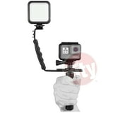 Opteka Handle with VL5 LED Video Light and Handgrip Stablizer for GoPro ...
