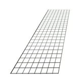SSWBasics Black Wire Grid Panel 2x6 Ft, 3” On Center, 1/4" Wire, For ...