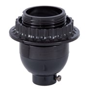 B&P Lamp® Short Keyless, Aluminum Medium Base Lamp Socket with Antique ...