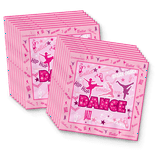 Birthday Galore Dance Birthday Party Supplies Set, Plates, Napkins ...