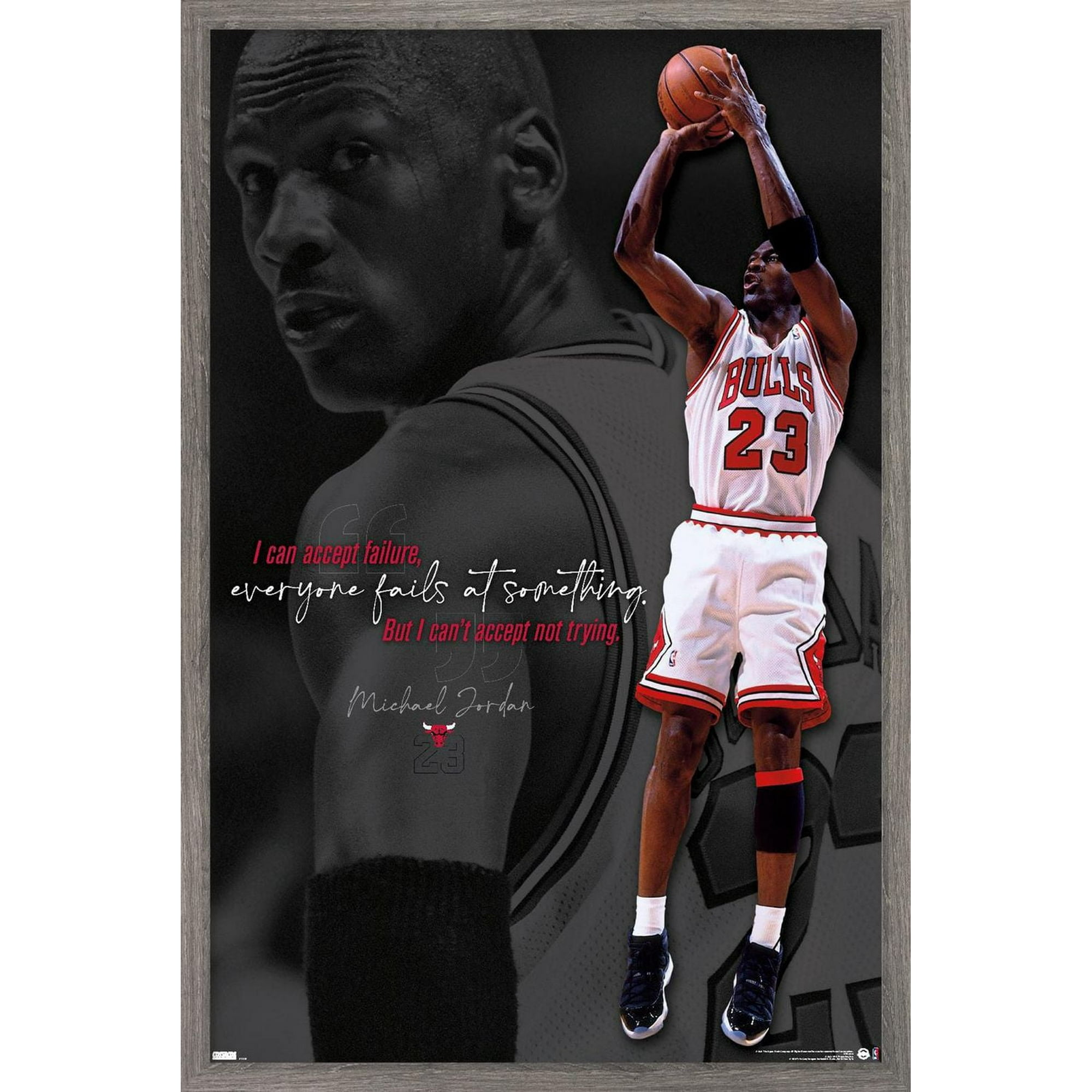 Click here for Trends International Michael Jordan - Cant Accept... prices