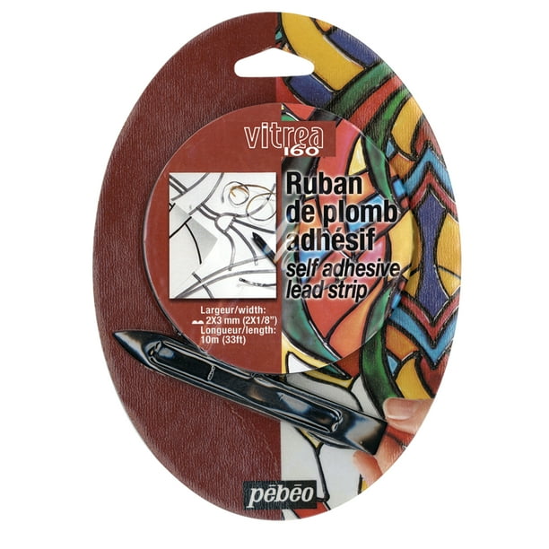 Pebeo Self-Adhesive Lead Strip, 10 m (33 ft) Roll - Walmart.com