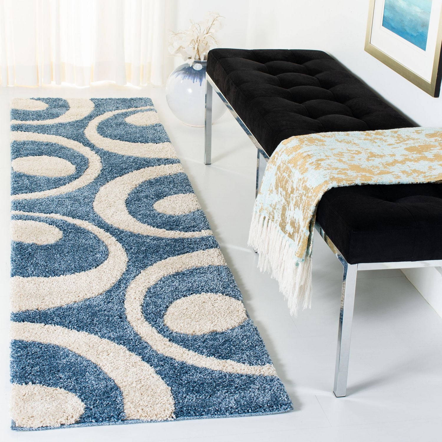 Click here for Safavieh Florida Mirabelle Contemporary Shag Area... prices