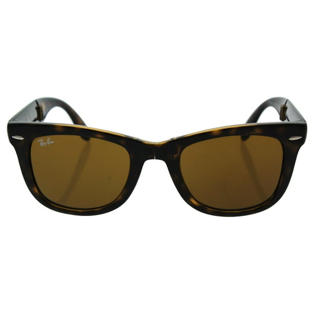 Ray-Ban - Ray Ban RB 4105 710 Folding Wayfarer - Tortoise/Brown Classic ...