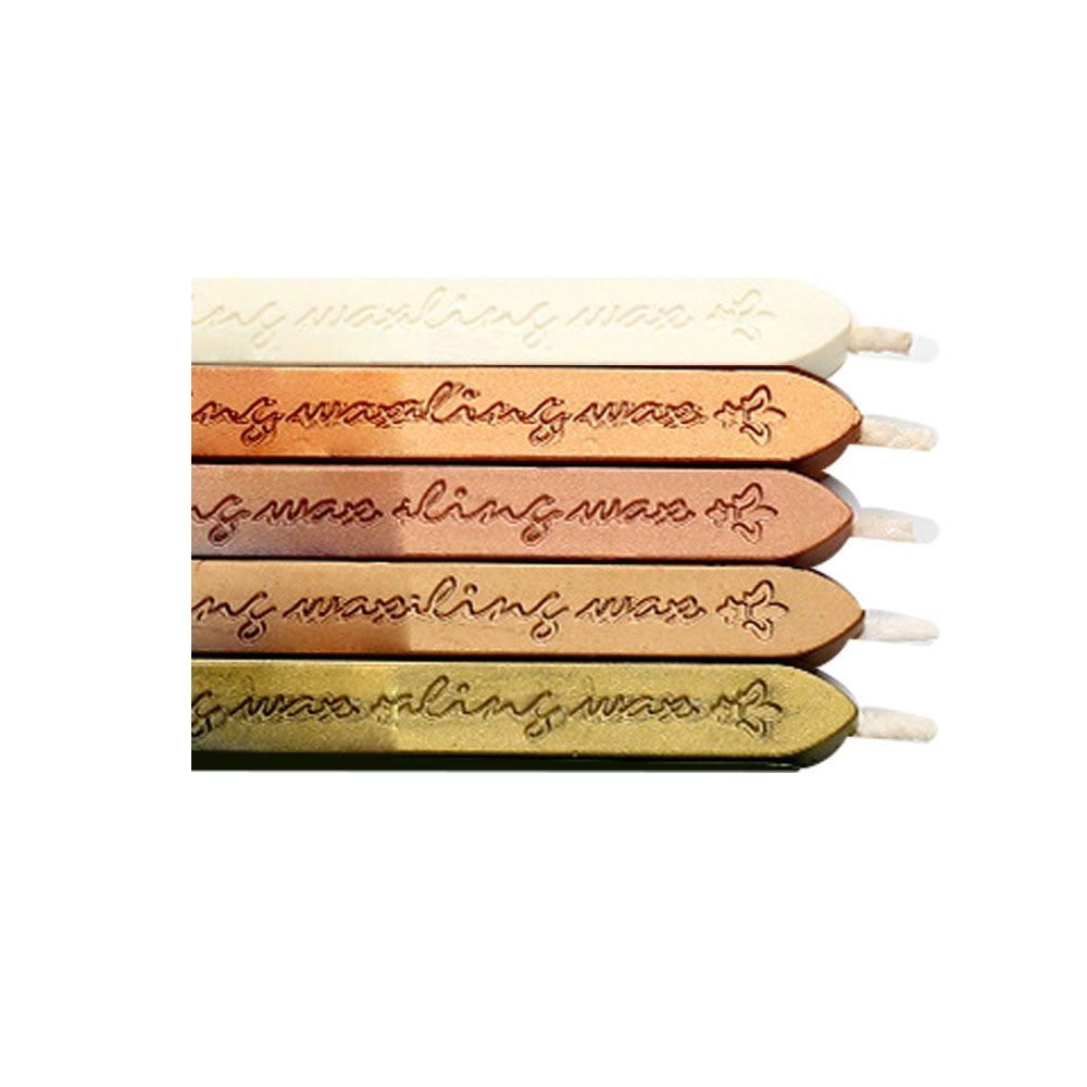 5 Pieces Variously colored Sealing Wax Sticks with Wicks for Letter ...