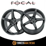 Focal 455U F-55 17x8 5x120 +35mm Black/Machined Wheel Rim 17" Inch ...