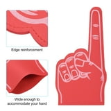Walmart 18 Inch Red Foam Finger, Lightweight DIY Blank Hand for ...