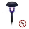 Pure Garden Solar-Powered Bug Repellent Outdoor Light with LED (Black ...